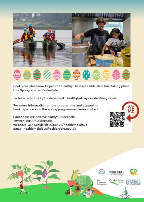 Healthy Holidays Calderdale This Spring The Whitley AP Academy TWAPA Healthy Holidays Calderdale This Spring The Whitley AP Academy TWAPA